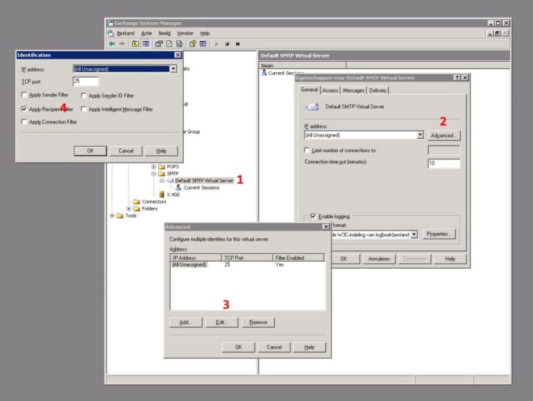 Correctly configuring NDR and DNSBL on Exchange 2003 – bobnoordam.nl