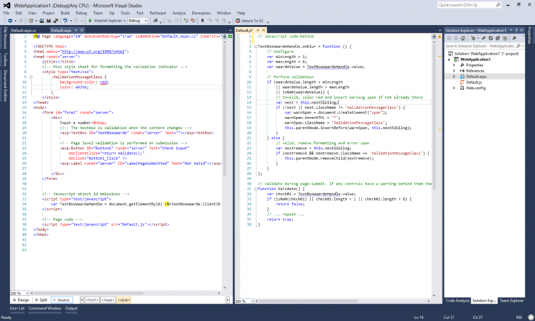 Page and control level validation using javascript with asp.net ...